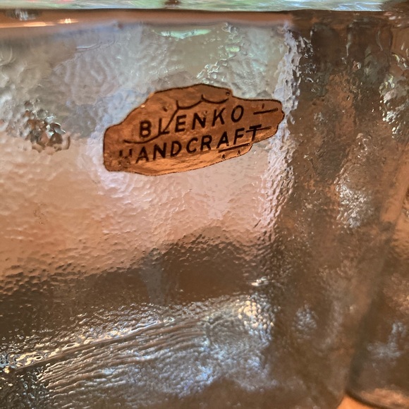 BLENKO | Other | Blenko Solid Glass Bookends Heavy Christmas Gift ...